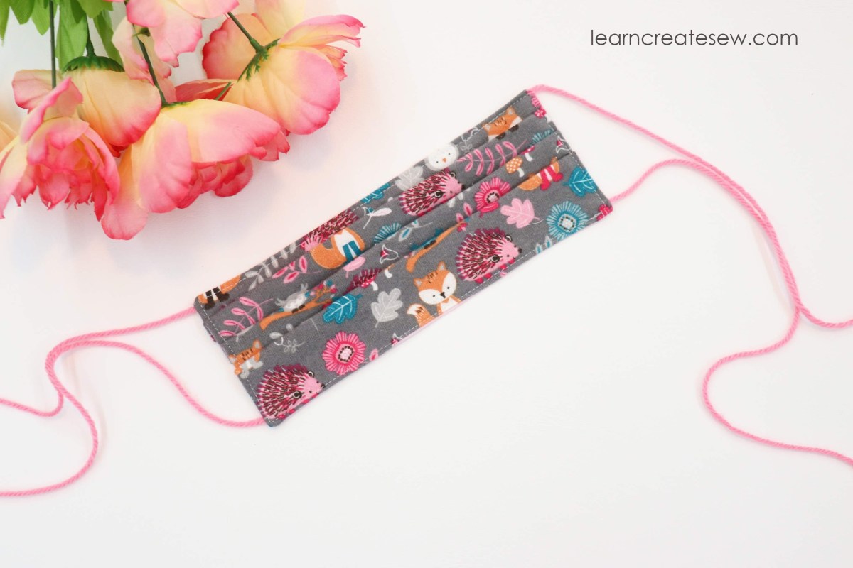 Face Mask with Yarn Ties in 3 Styles – learncreatesew