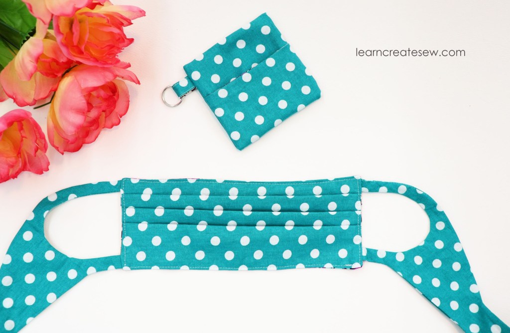 Face Mask with Wide Fabric Ties – learncreatesew