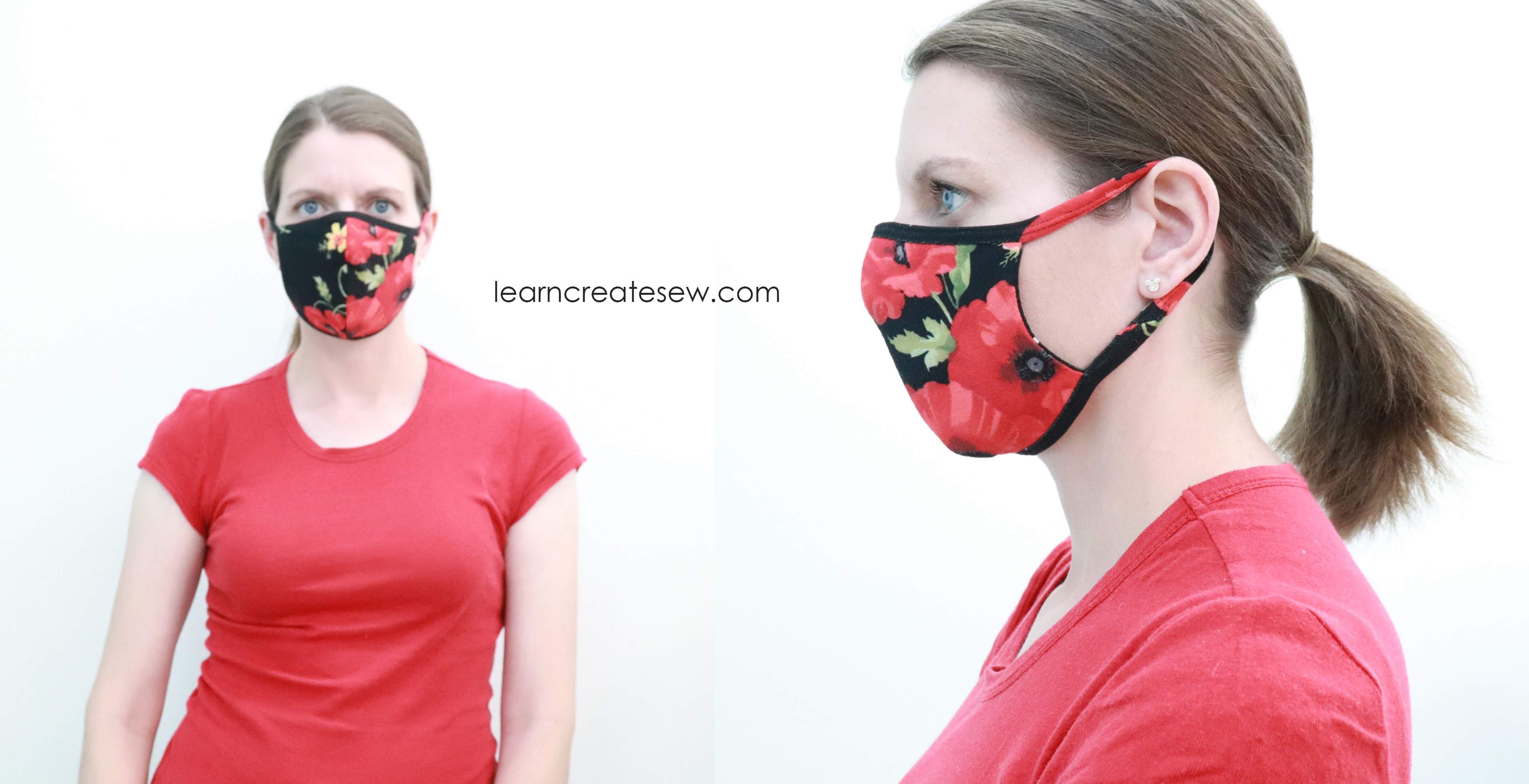 Stretch Knit Face Mask – learncreatesew