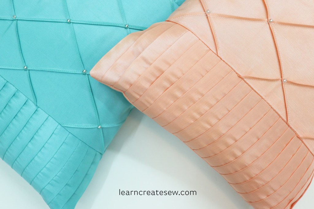 Pintuck Throw Pillow – learncreatesew