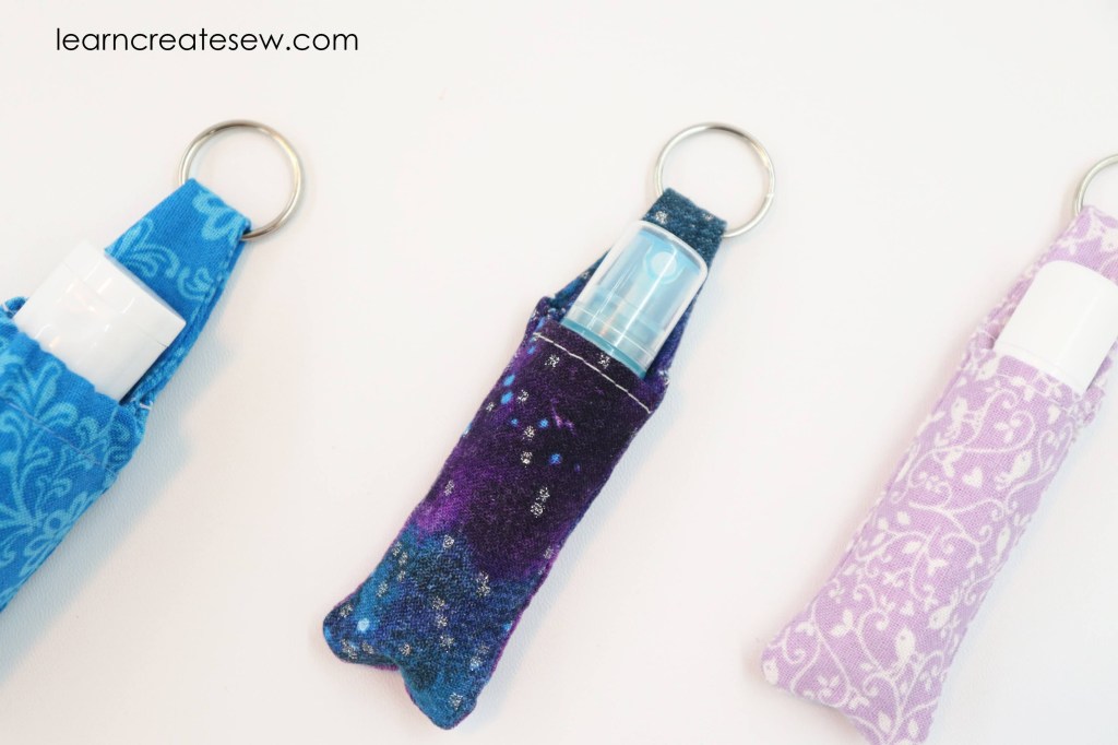 Hand Sanitizer Lip Gloss Key Chain – learncreatesew