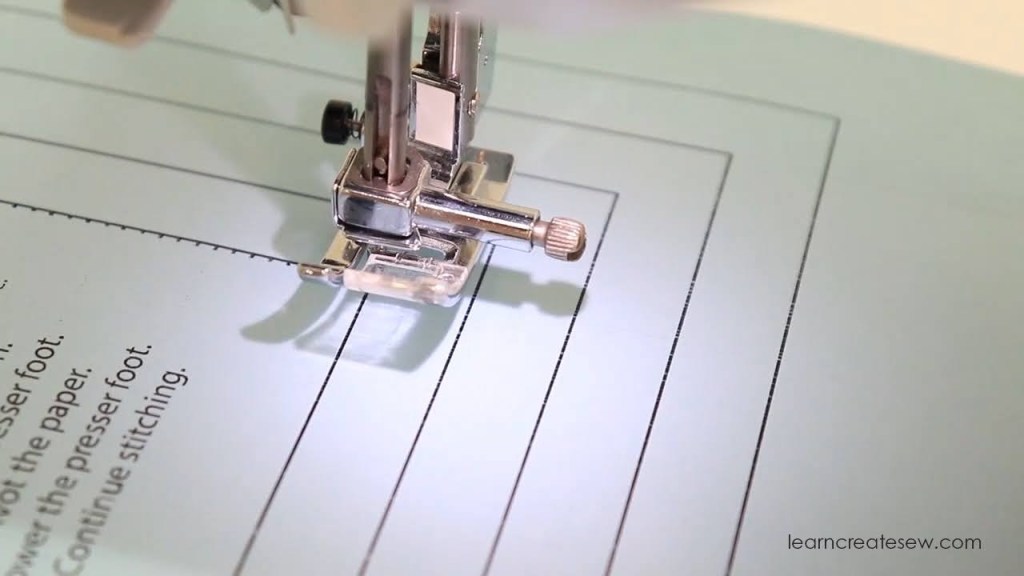 Lesson 3: Machine Stitching Practice – learncreatesew