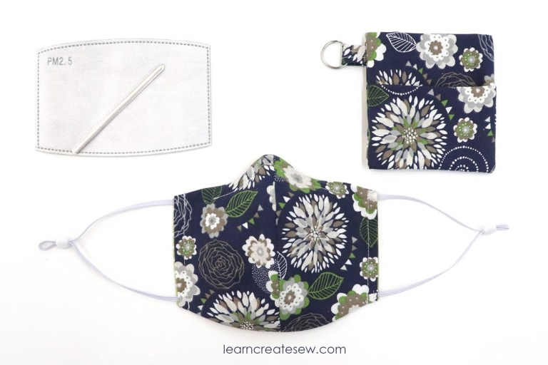 2 Layer Face Mask with Filter Pocket – learncreatesew