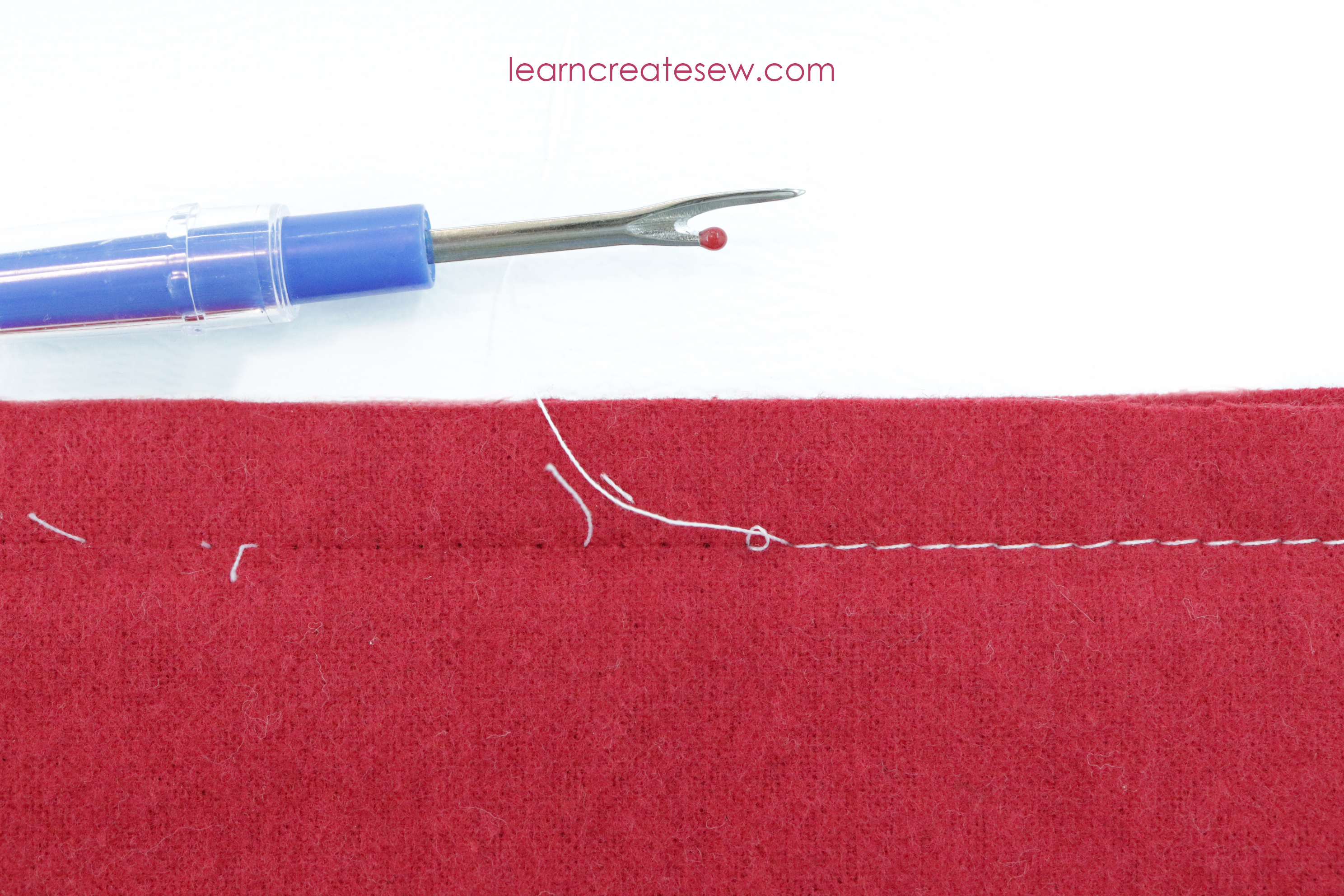 Unpicking a Seam – learncreatesew