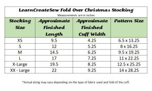 Christmas Stocking – learncreatesew