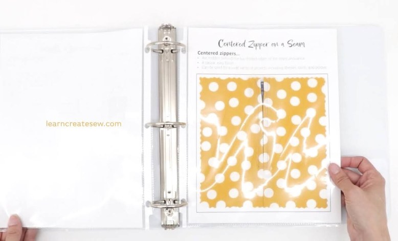 Sewing Sample Dictionary – learncreatesew